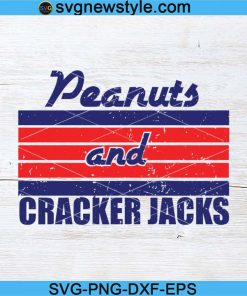 Peanuts And Cracker Jacks Baseball Svg
