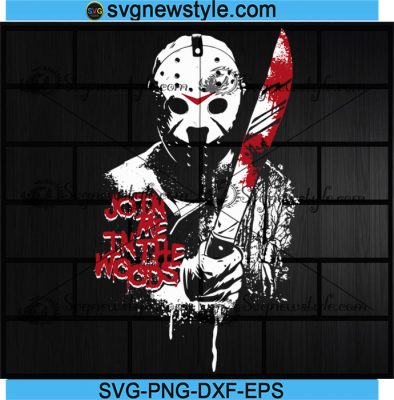 Michael Myers In Jason Mask Svg, Jason Voorhees Svg, Digital Downloads