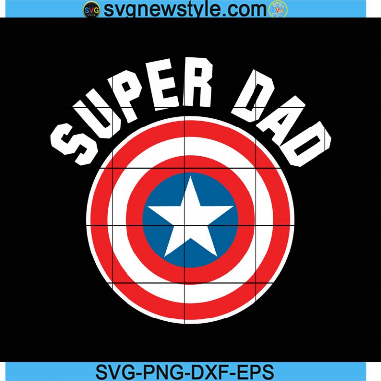 Marvel Father's Day Svg, Super Dad Svg, PNG EPS DXF Cricut File ...
