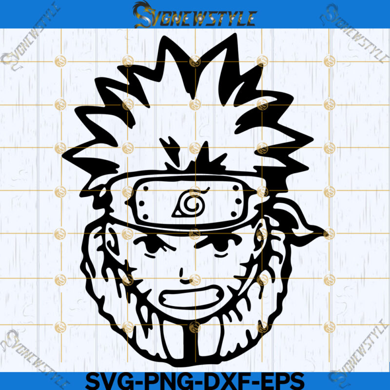 Naruto Anime Svg Cut File, Japanese Svg, Png, Dxf, Eps, Svg Files For ...