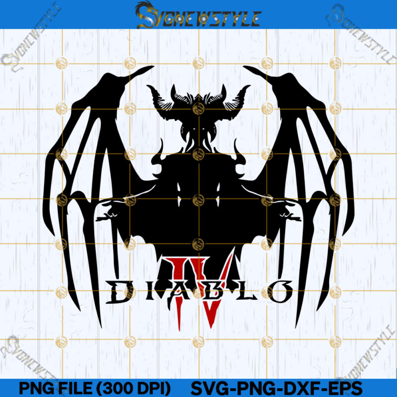 Diablo 4 Svg, Diablo 4 Inspired Svg, Png, Dxf, Eps, Files For Cricut