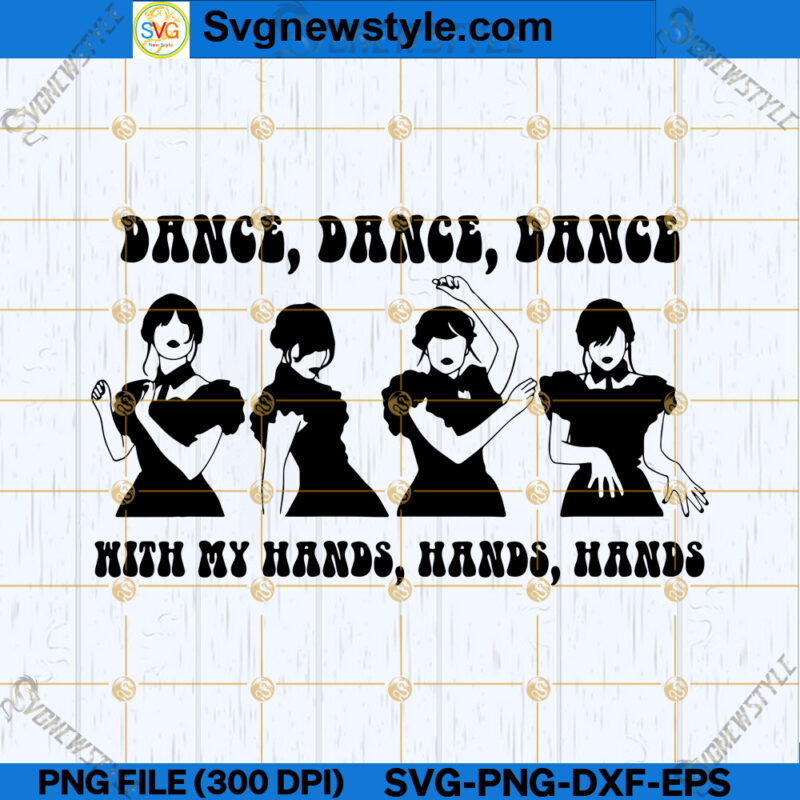 Wednesday Dance SVG PNG, Wednesday Addams Dancing SVG