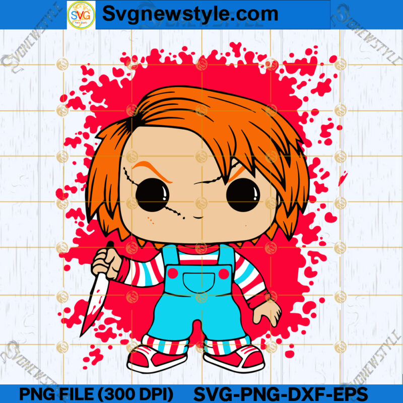 Horror Doll Layered SVG, Childs Play SVG, Chucky SVG, PNG