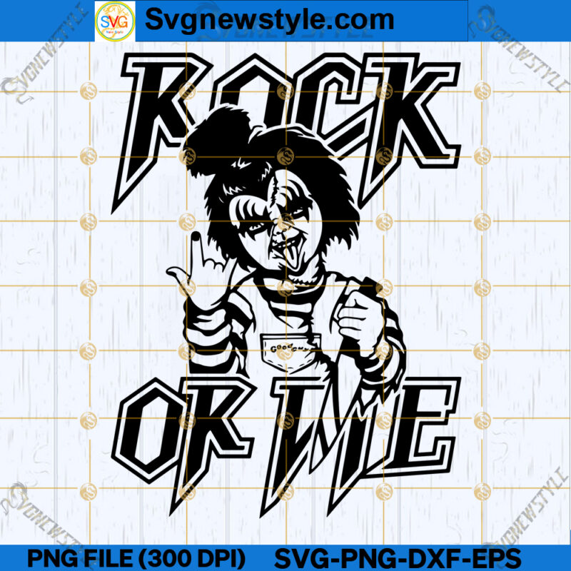 Halloween Rock And Roll SVG, Haunted Rock Hand SVG, PNG, DXF