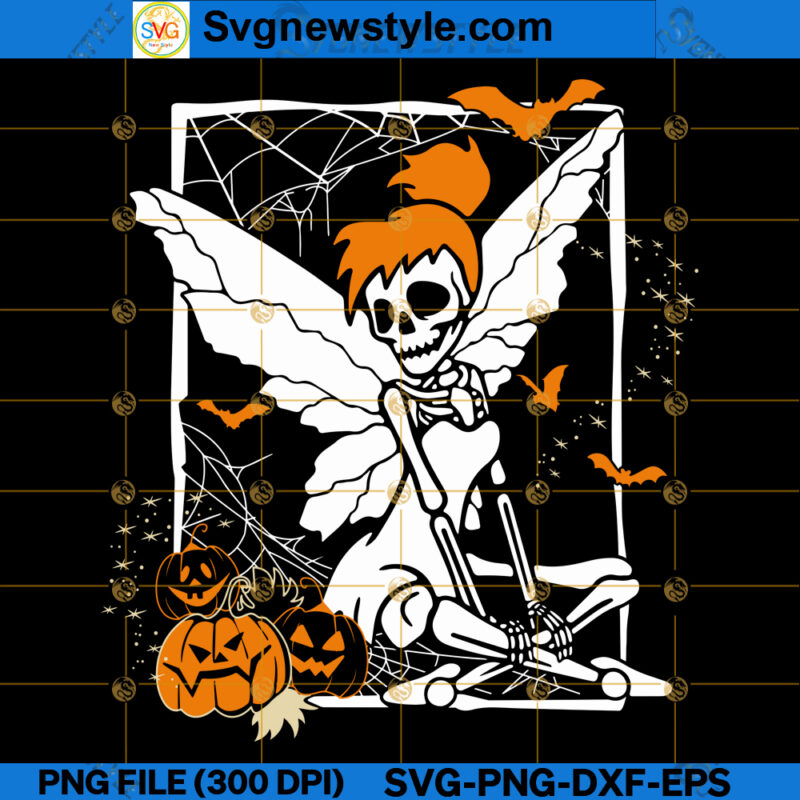 Haunted Skeleton Design SVG, Spooky Skeleton SVG, PNG, DXF, EPS