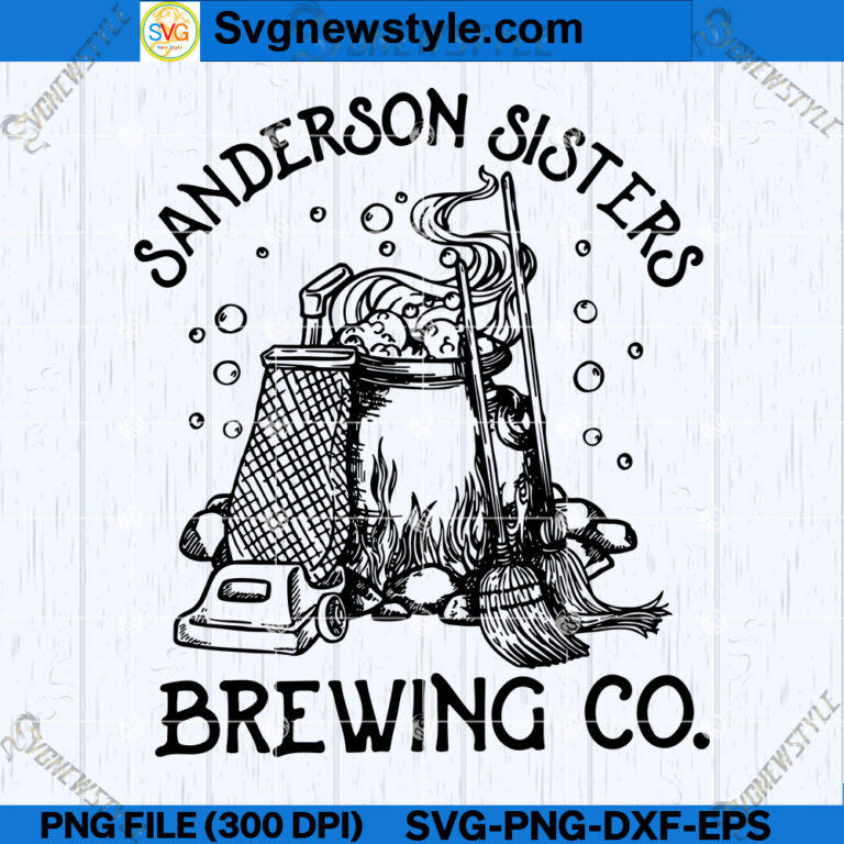 Sanderson Sisters Brewing Co. SVG PNG, Hocus Pocus Brewery SVG