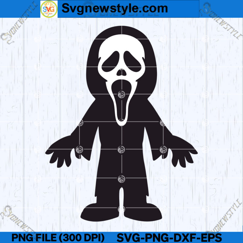 Ghost Halloween SVG PNG, Boo Ghost SVG, Ghost Silhouette SVG