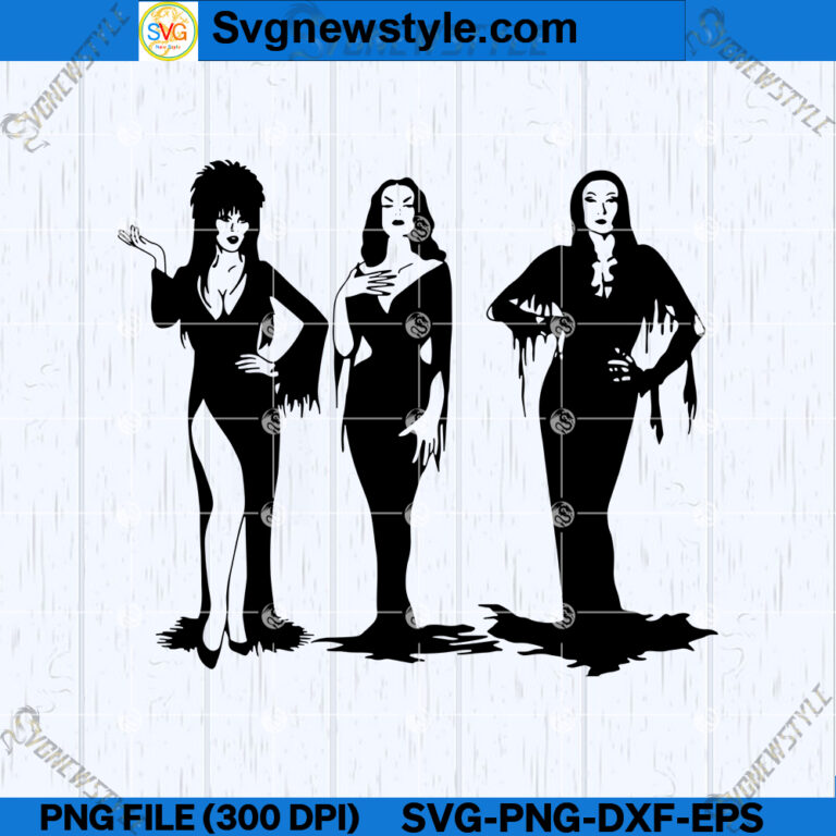 Goth Women SVG PNG, Dark Lady SVG, Mysterious Woman SVG File