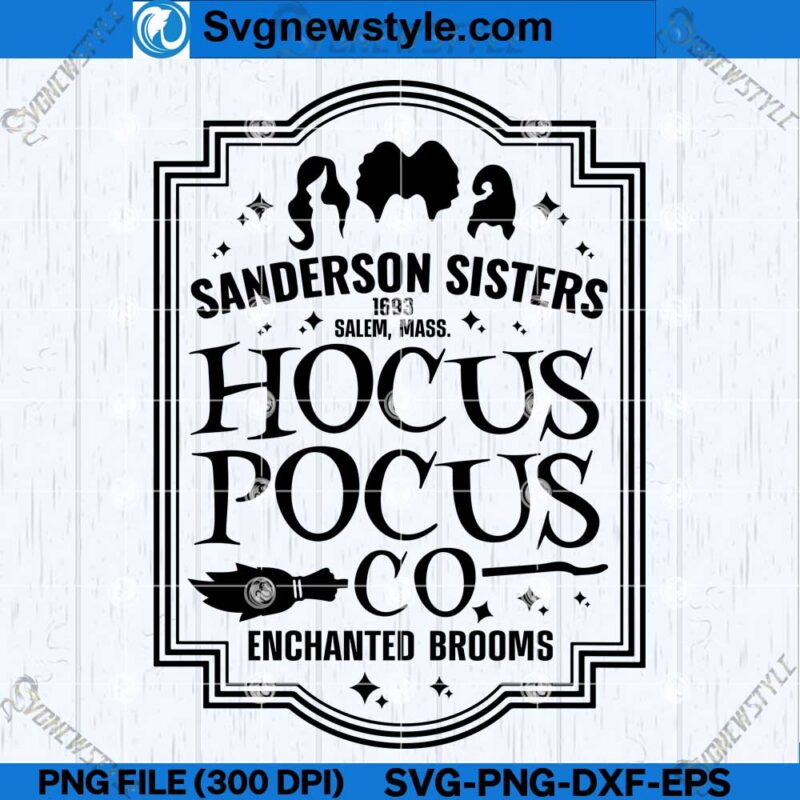 Hocus Pocus Co SVG PNG, Hocus Pocus Company SVG, Cut File Svg