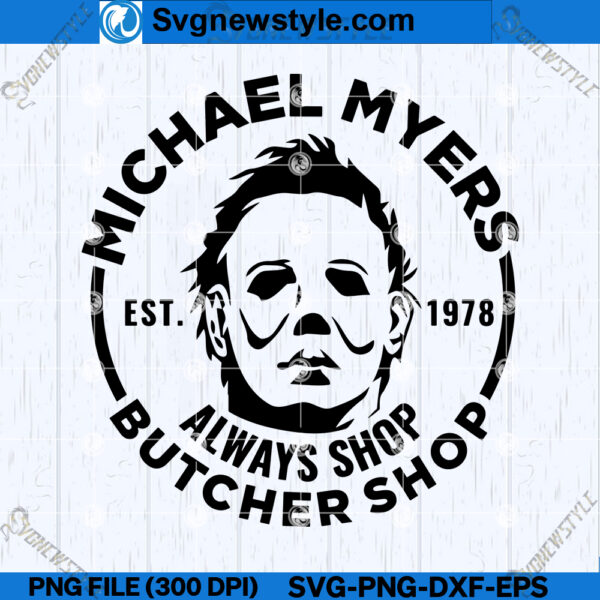 Michael Myers 1978 SVG PNG, Retro Michael Myers SVG, Instant Download