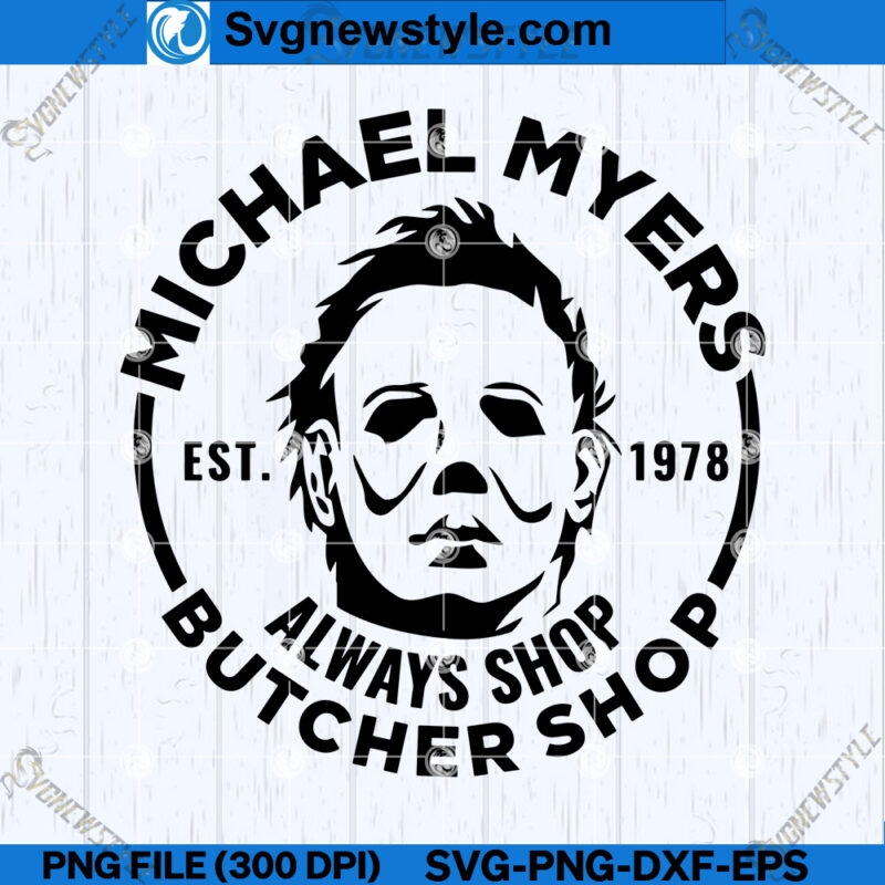 Michael Myers 1978 SVG PNG, Retro Michael Myers SVG, Instant Download