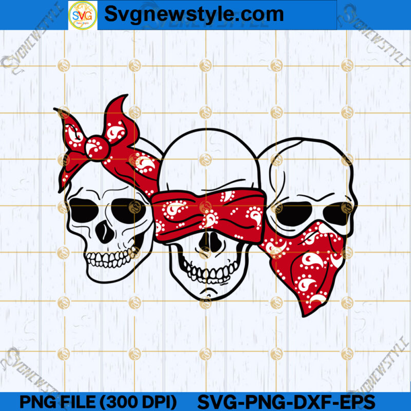Skeleton Skull Halloween SVG, Haunted Skull Design SVG, PNG