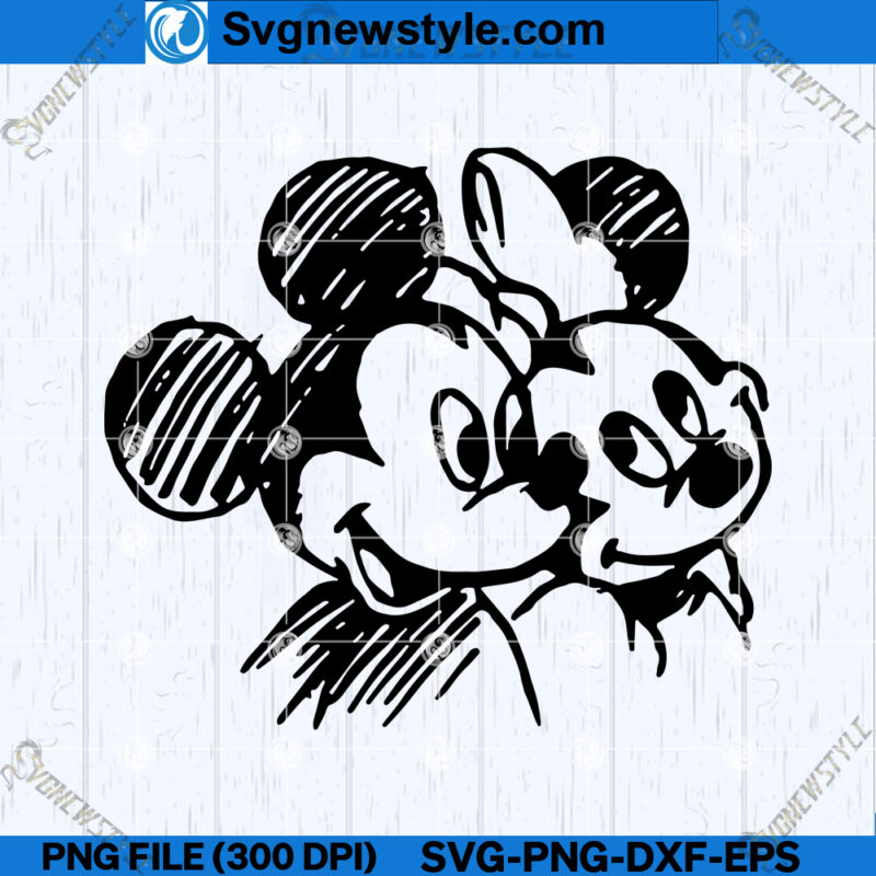 Disney Minnie Mouse SVG, PNG, DXF, EPS, Cricut File Silhouette Art