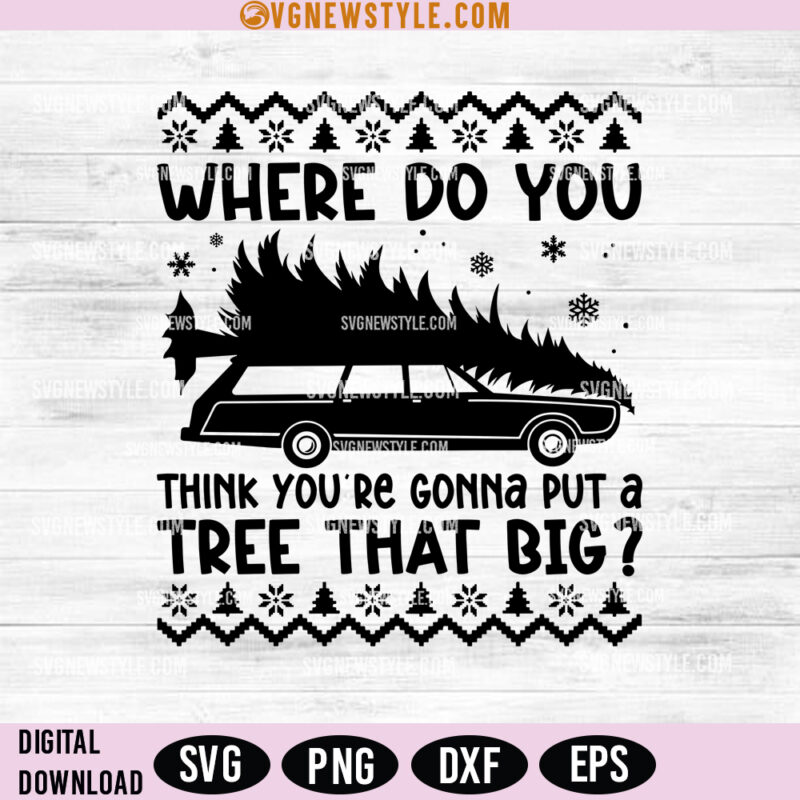 Funny Christmas Tree SVG, Couple Christmas Svg – Funny Christmas Design