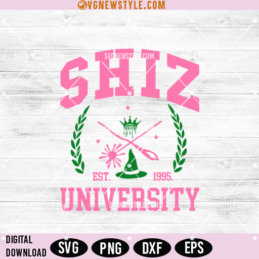 Shiz University Svg, Wicked Musical Inspired SVG, Png, Cut File For Cricut