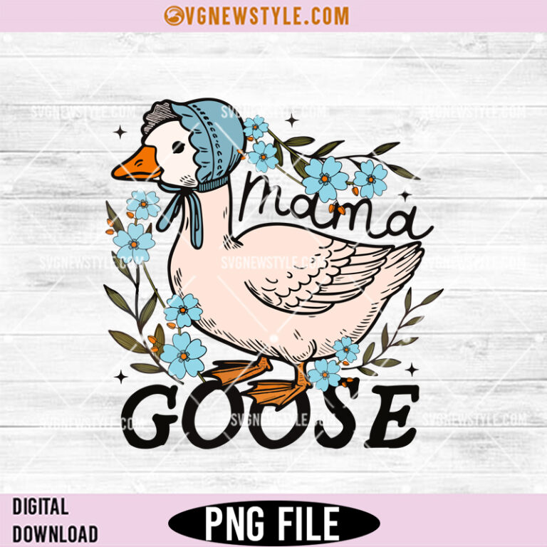 Mama Goose PNG, Coquette Mama Png, Digital Download For Cricut